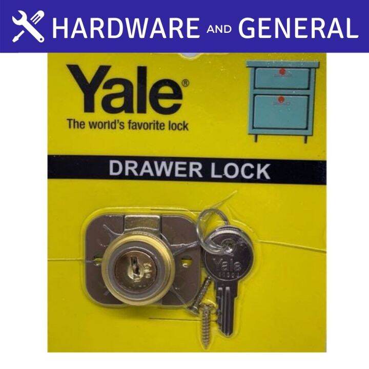 yale drawer lock gold | Lazada PH
