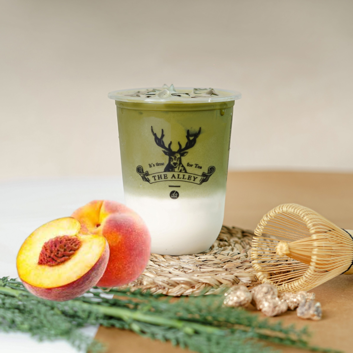 The Alley: MATCHA PEACH OOLONG LATTE (M) | Lazada