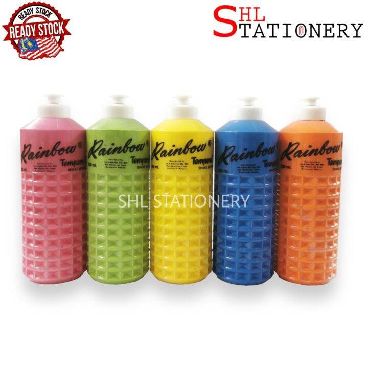 NIKKI Rainbow Non Toxic Tempera Paste Colour Paint 200ml Poster Colour ...