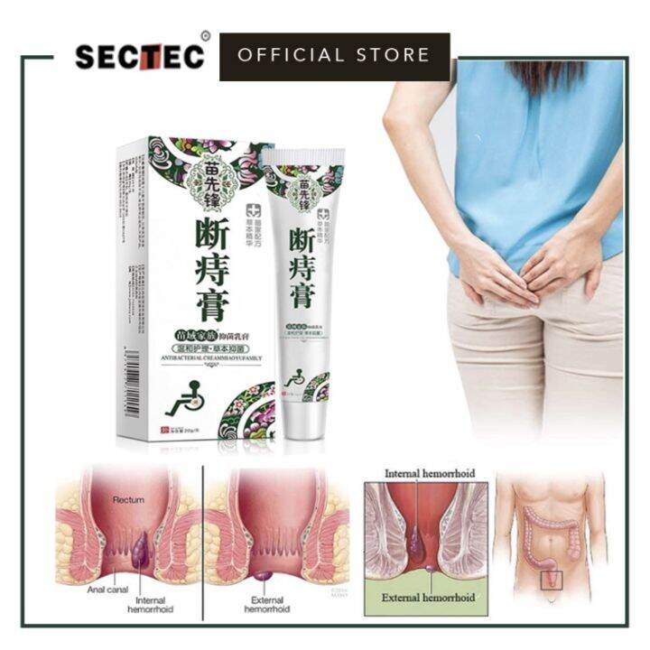 SecTec（Malay Spot）Natural Chinese Herbal Medicine Hemorrhoids Gel Hemorrhoid Ointment Treatment ...