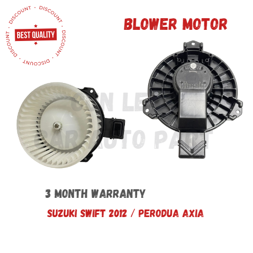 3 MONTH WARRANTY SUZUKI SWIFT 2012 / PERODUA AXIA AIRCOND BLOWER MOTOR ...