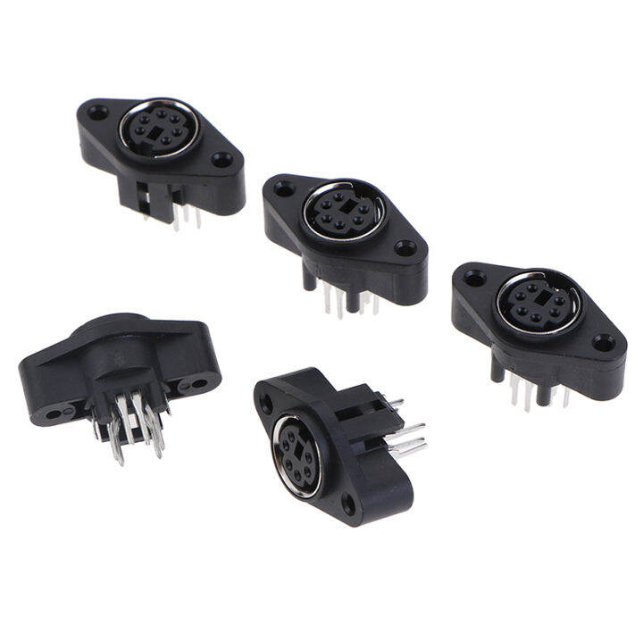 5PCS MDC/S Terminal Socket DIN Jack Connector Mini PS2 6Pin 6P Socket | Lazada.co.th