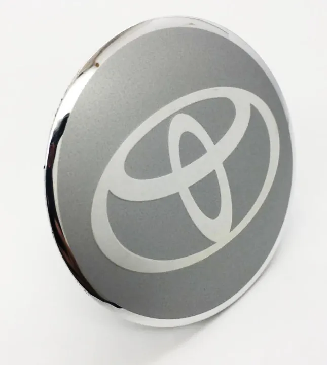 Universal 4pcs Toyota Silver Wheel Hub Center Caps Sticker | Lazada PH