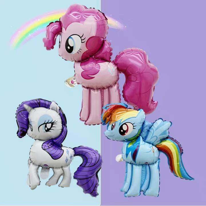 25 inches Little Pony Pinkiepie Rainbowdash Rarity birthday party ...