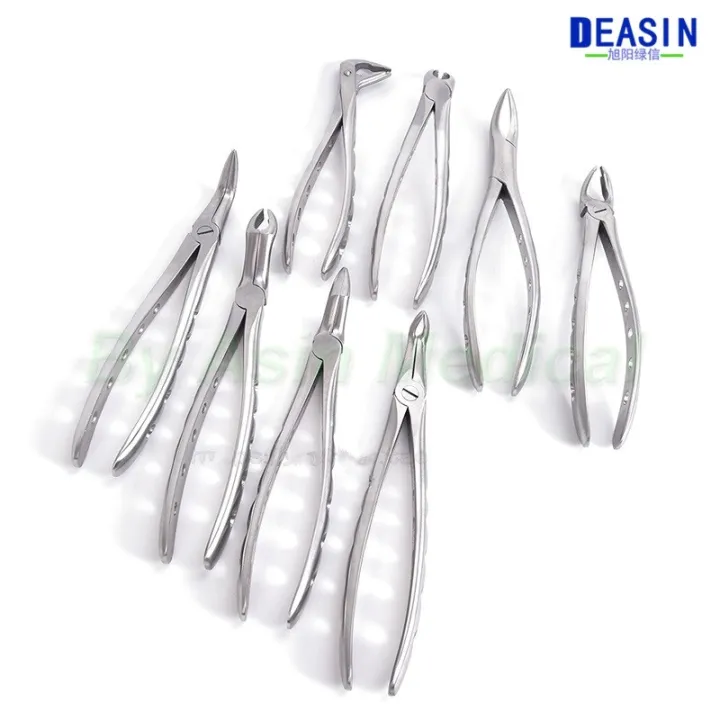 ⊙ Minimally invasive extraction forceps set Dental extraction forceps ...