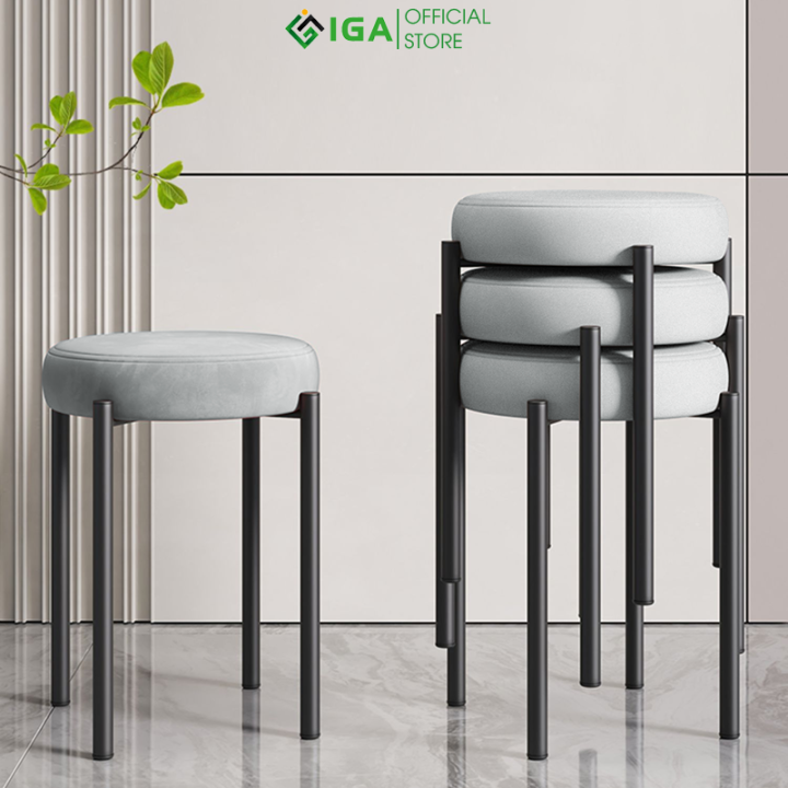 Ghế đẩu đa năng phong cách hiện đại khung thép chống ghỉ sơn tĩnh điện ...