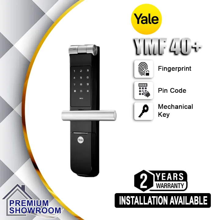 YALE YMF 40 (Plus) FINGERPRINT BIOMETRIC DIGITAL DOOR LOCK YDDL | Lazada