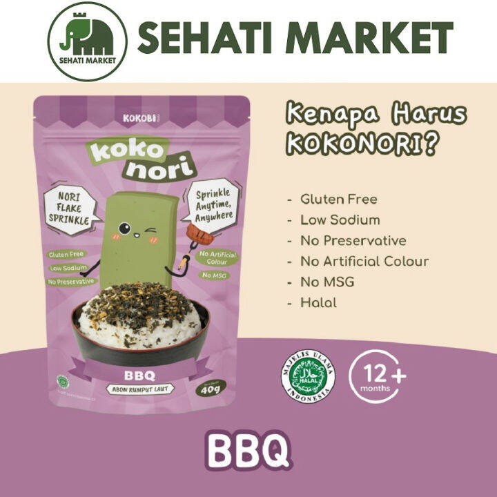 KOKOBI KOKO NORI BBQ 40g | Lazada Indonesia KOKOBI KOKO NORI BBQ 40g | Lazada Indonesia
