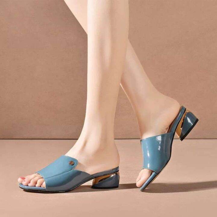 NITTS Sandal wanita hak tahu model terbaru sendal wanita heels kekinian ...
