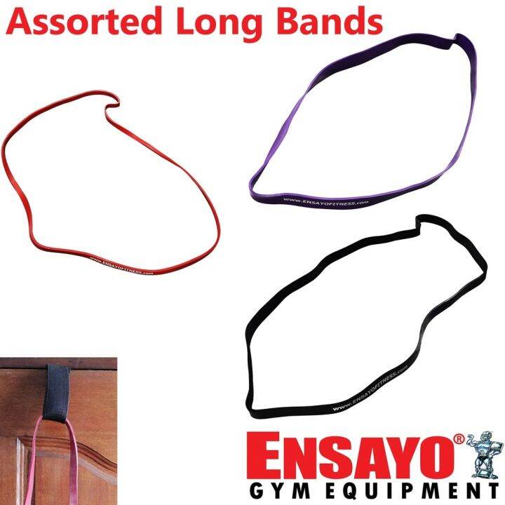 ENSAYO Long BANDS 41-inch Loop Exercise Powerbands Resistance Rubber ...