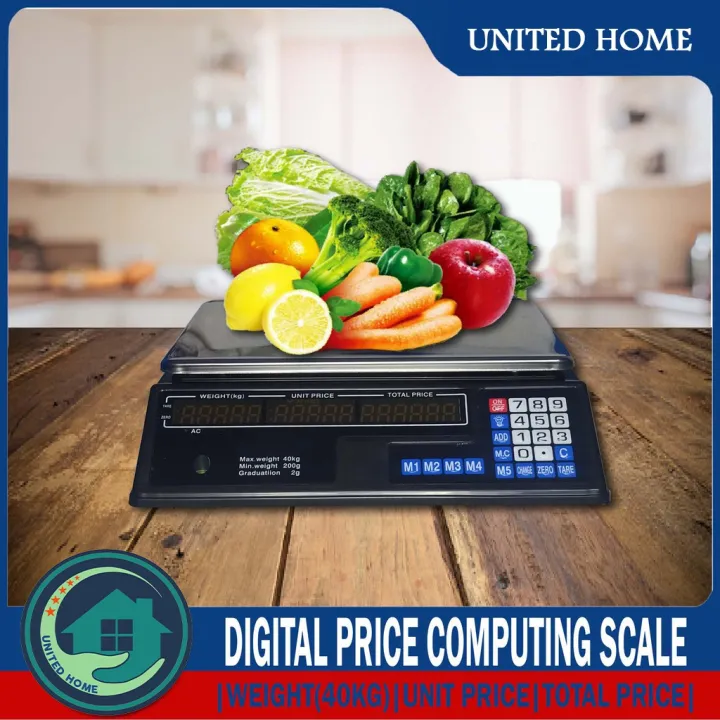 UNITED HOME Digital Electronic Price Computing Scale | Lazada PH