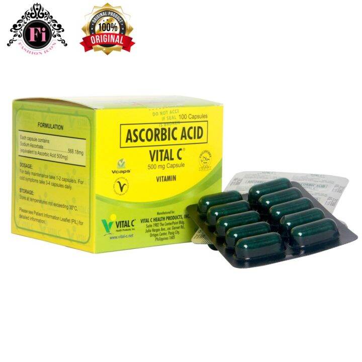 Vital C 568.18 mg x 100 capsule | Lazada PH