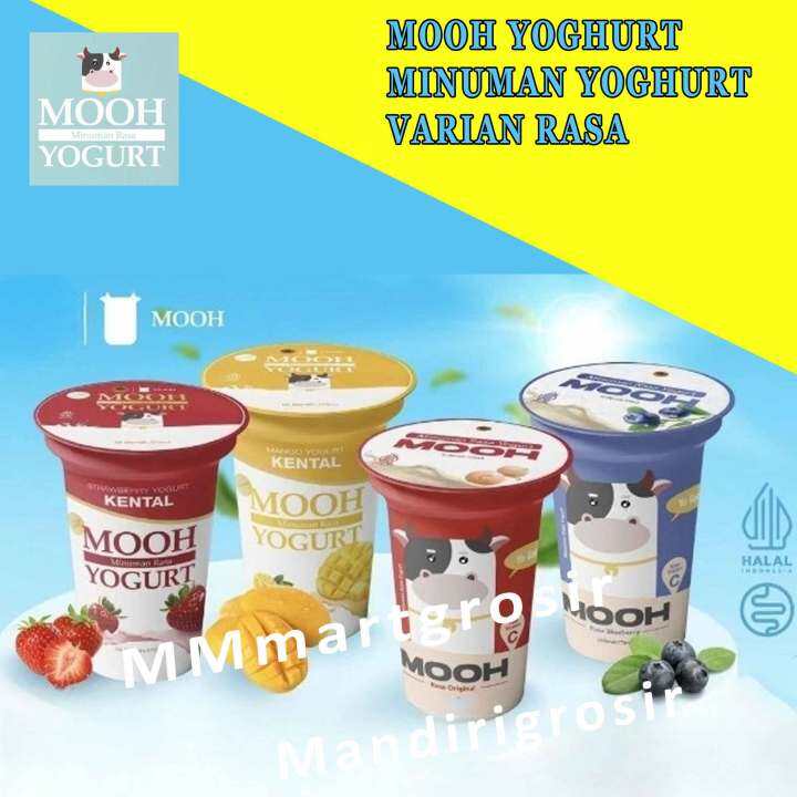 MOOH Yogurt / Minuman Yogurt / Varian Rasa / 175ml | Lazada Indonesia