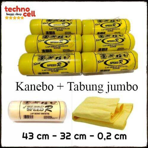 Kanebo speed R Jumbo Serat plus Tabung Kain Lap Plas Chamois Serat ...