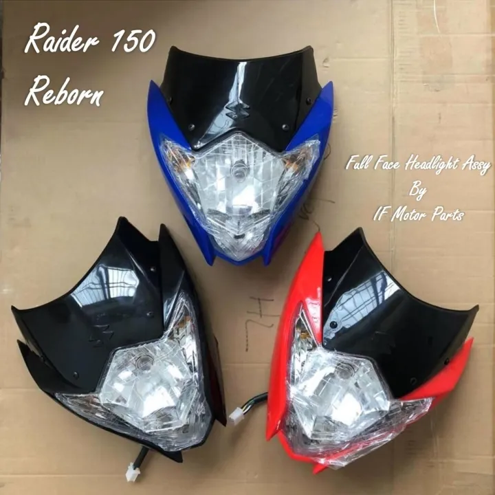 free delivery [Headlight] Suzuki Raider 150 Reborn Headlight Full face ...