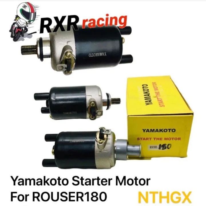 Yamakoto Starter Motor For Mio Sporty 500CC Fury125 ROUSER180 | Lazada PH