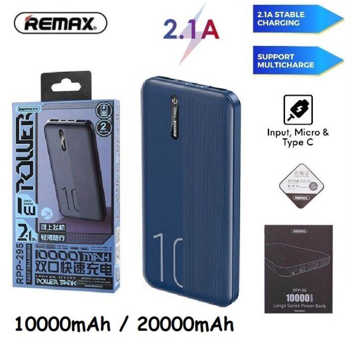 【6 Month Warranty】Original Remax Powerbank RPP-295 London Series Power ...