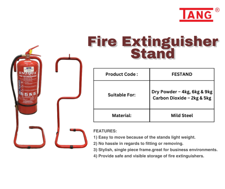 Tang Safety Fire Extinguisher Stand 🧯 | Lazada