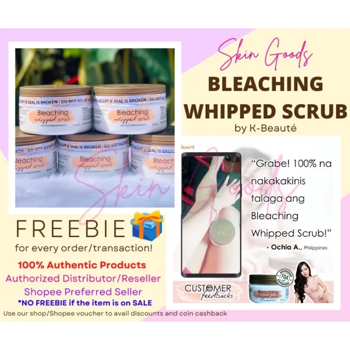 K-Beauté Bleaching Whipped Scrub by Kristine Roman | Lazada PH