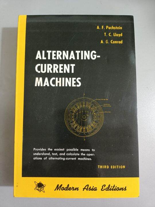 Alternating Current Machines third edition By: A.F. Punchstein | Lazada PH