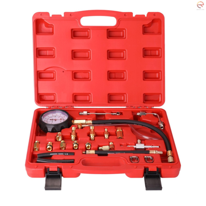 Petrol Engine Pressure Gauge Tester Kit Set Compression Leakage ...