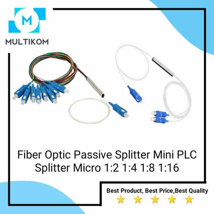FIber Optik Passive Splitter Mini PLC Splitter Micro 1:2 - 1:4 - 1:8 ...