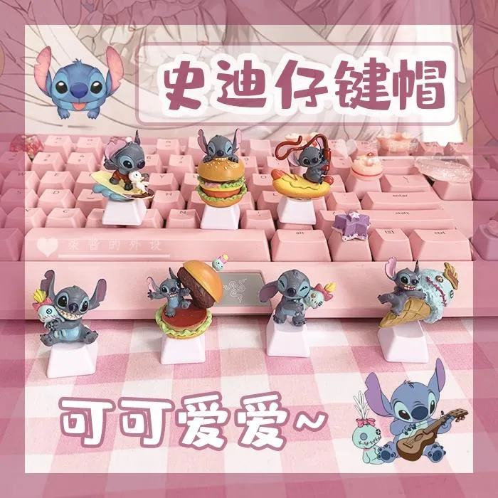 ⊕ Lilo Stitch Customized PBT Keycap Stereo R4 Suitable for Mechanical ...