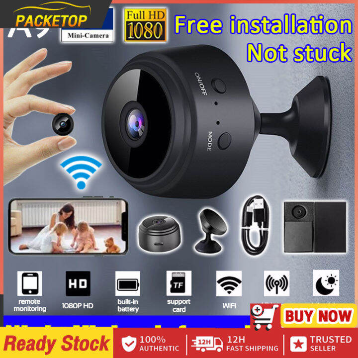 【PACKETOP】TP-Link A9 1080P HD Webcam Wifi Mini IP Camera Home Security ...