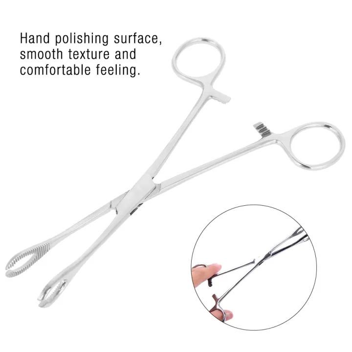 Professional Ear Lip Navel Nose Tongue Septum Sponge Forceps Clamp Body ...