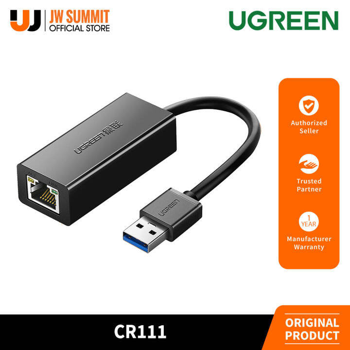 Ugreen CR111 USB 3.0 Gigabit Ethernet Adapter (20256) | Lazada PH