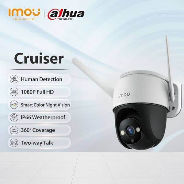 CCTV Imou Cruiser SE-WIFI 2MP with lan port / 2.4 ghz wifi connection ...
