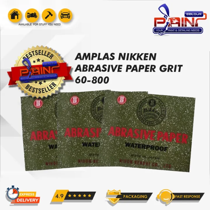 Amplas / Ampelas / Hamplas / Hampelas NIKKEN Grit 60 - 800 - 80 ...