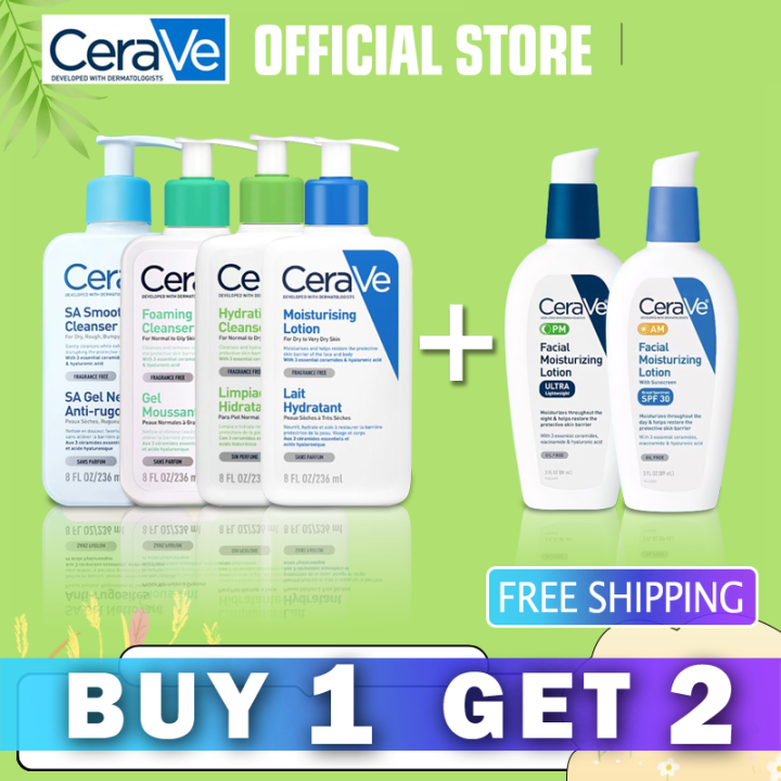 Cerave official store ph CeraVe Facial Cleanser Moisturising Lotion ...