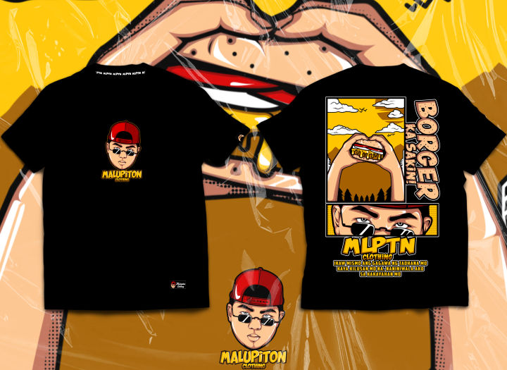 Malupiton clothing burger ka sakin design LIMITED EDITION for men and ...