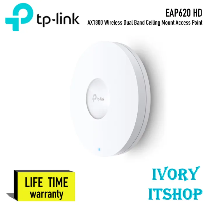 TP Link EAP620HD AX1800 Wireless Dual Band Ceiling Mount Access Point ...