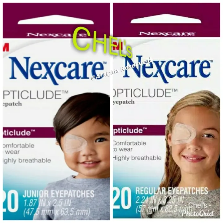 NEXcare Terapi Lazy Eye Patch Amblyopia Orthoptic penutup mata malas ...