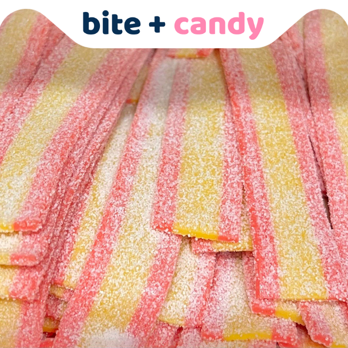 Bebeto Pink Lemonade Sour Belt Sour Blast 90g+- Repack (HALAL)-Gummy ...