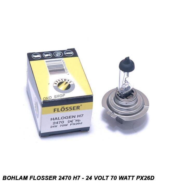 Bohlam flosser 2470 H7 - 24 Volt 70 watt PX26d | Lazada Indonesia