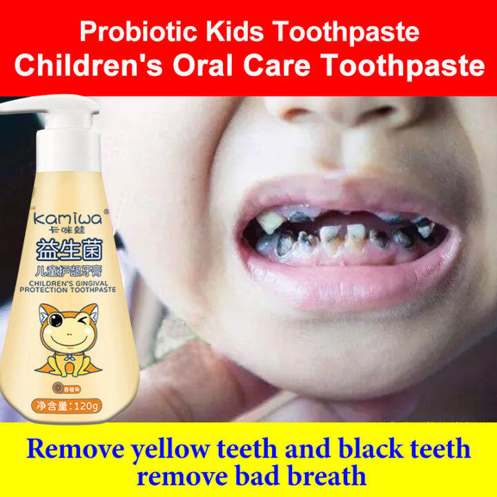 Kids Toothpaste Kids Toothpaste Orange Flavor Probiotic Training ...