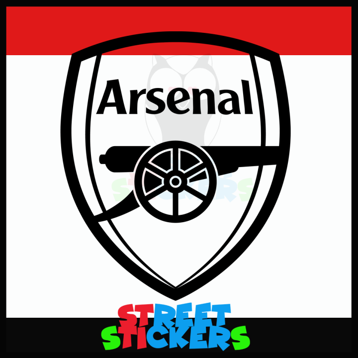 Arsenal Football Club The Gunners Car Outdoor Stickers Laptop Wall ...