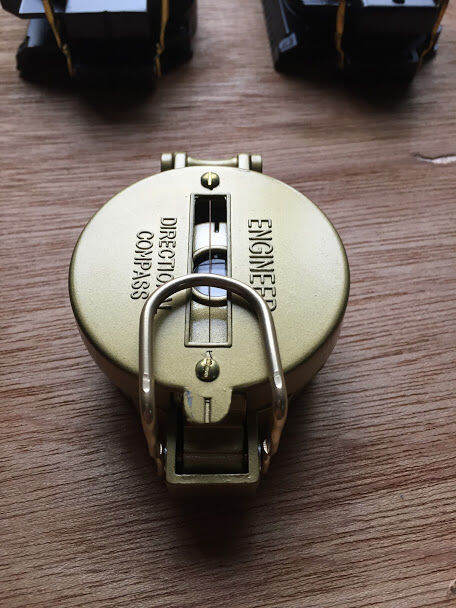 lensatic compass for outdoors map reading survey trekking camping ...