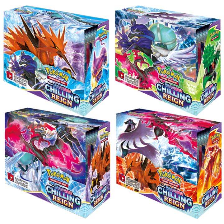 New Carte Pokémon TCG: Sword & Shield-Chilling Reign Booster Display ...