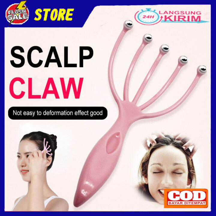 [Flashsale] Alat Pijat Kepala Head Spa Massager Scalp Alat Refleksi ...