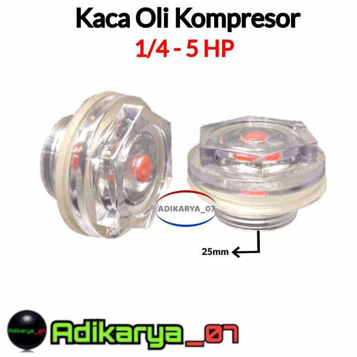 Tutup oli kompresor angin tutup oli kompresor 1/4 hp - 5 hp oil gauge ...