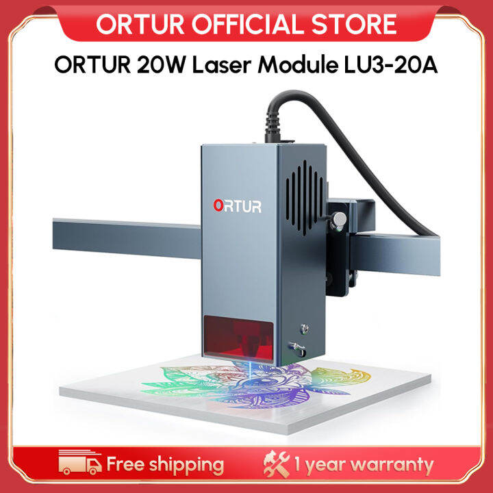 20W Laser Module ORTUR Laser Engraving Machine LU3-20A Laser Head for ...