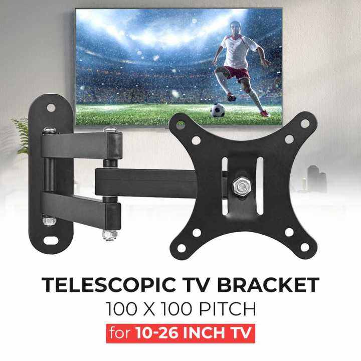 Telescopic TV Bracket 100 x 100 Pitch for 10-26 Inch TV - X-100 / Alat ...