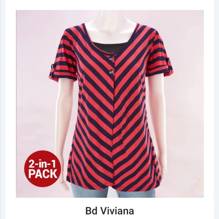 Natasha Viviana Plus Size Blouse | Lazada PH