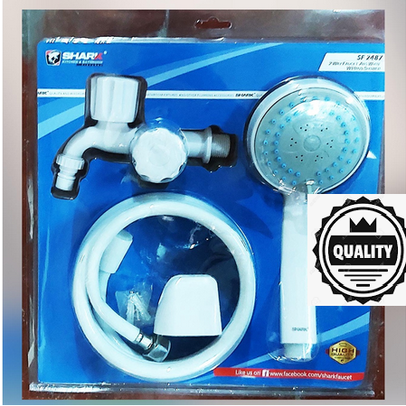 Shark Two Way Faucet with Telephone Shower Head Set SF-2487 with PVC ...
