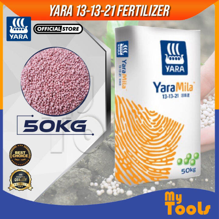 Mytools YaraMila 13-13-21 (50KG) Baja YaraMila Compound Fertilizer Yara ...