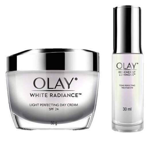 OLAY Luminous Light Perfecting SET (Day Cream 50g + Essence 30g) โอเลย์ ...